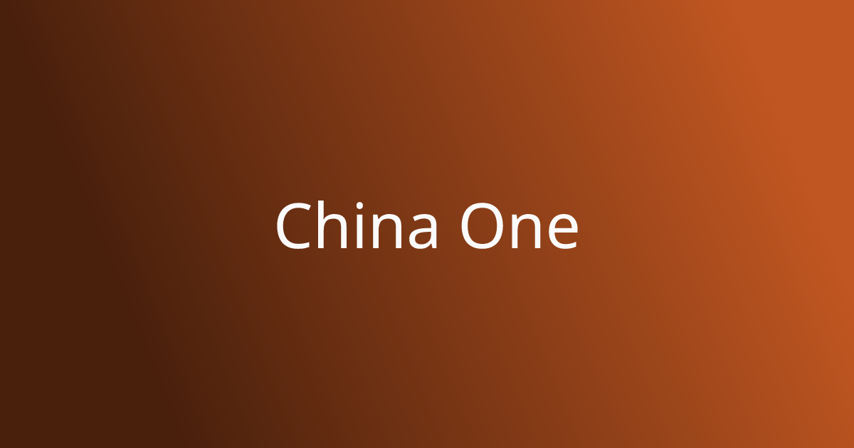 Order Authentic Chinese Online | China One - Pickup or Delivery Available